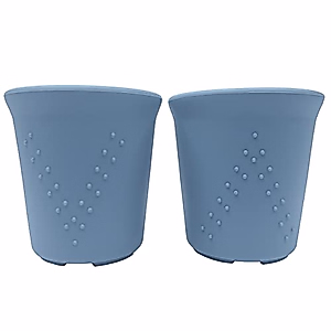 BraveJusticeKidsCo. | SiliSteel™ Drinking Cups | Kids and Toddler Silicone + Steel Dinnerware Cups | Unbreakable Dinnerware | Reusable Dishwasher Safe Water Glasses (2 Pack) (Citadel)
