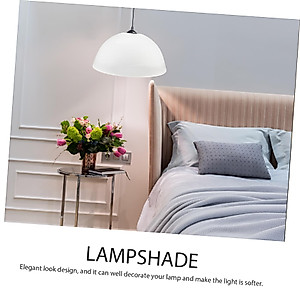 OSALADI Pendant Light Shade Glass Case Frosted Glass Lamp Shade Chandelier Shade Ceiling Fan Light Covers Pendant Lampshades for Bedroom, Living Room Pendant Light Shade Glass Case