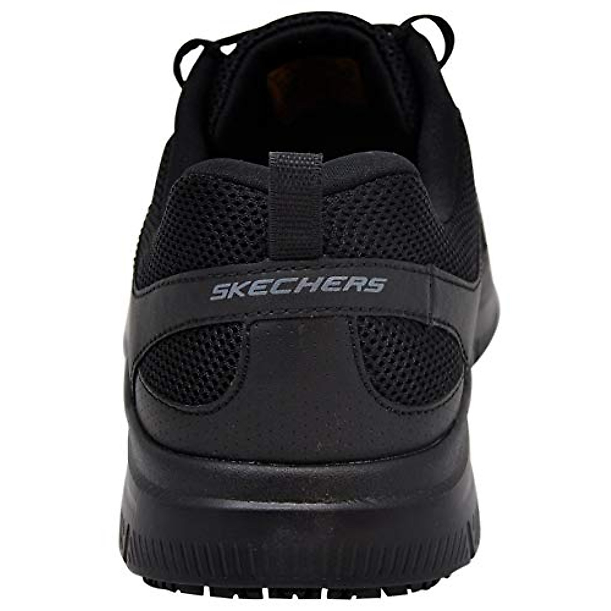 Skechers Men's Flex Advantage SR Black/Black Work Shoe 10.5 W US