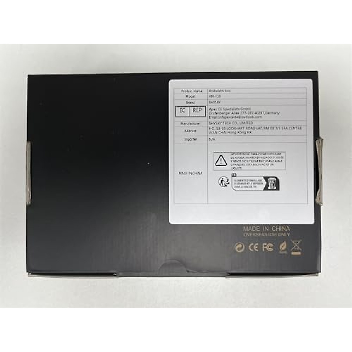 SHYSKY X96 X10 8K Ultra HD Android TV Box Android 11.0 Amlogic S928X LPDDR4 4GB RAM 32GB ROM WiFi6 1000M BT5.2 USB3.0 Support AV1 8K 60fps H.265 HDR Box with i8 Keyboard