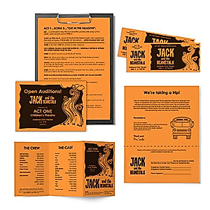 Neenah Astrobrights Bright Color Paper, 8 1/2in. x 11in., 24 Lb, FSC Certified, Cosmic Orange, Ream Of 500 Sheets, 21658