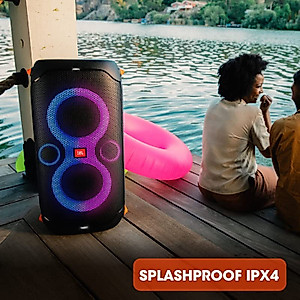 JBL PartyBox 110 - Portable Party Speaker with Built-in Lights, Powerful Sound and deep bass