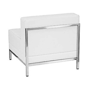 Flash Furniture HERCULES Imagination Series White LeatherSoft 4 Piece Lounge Set