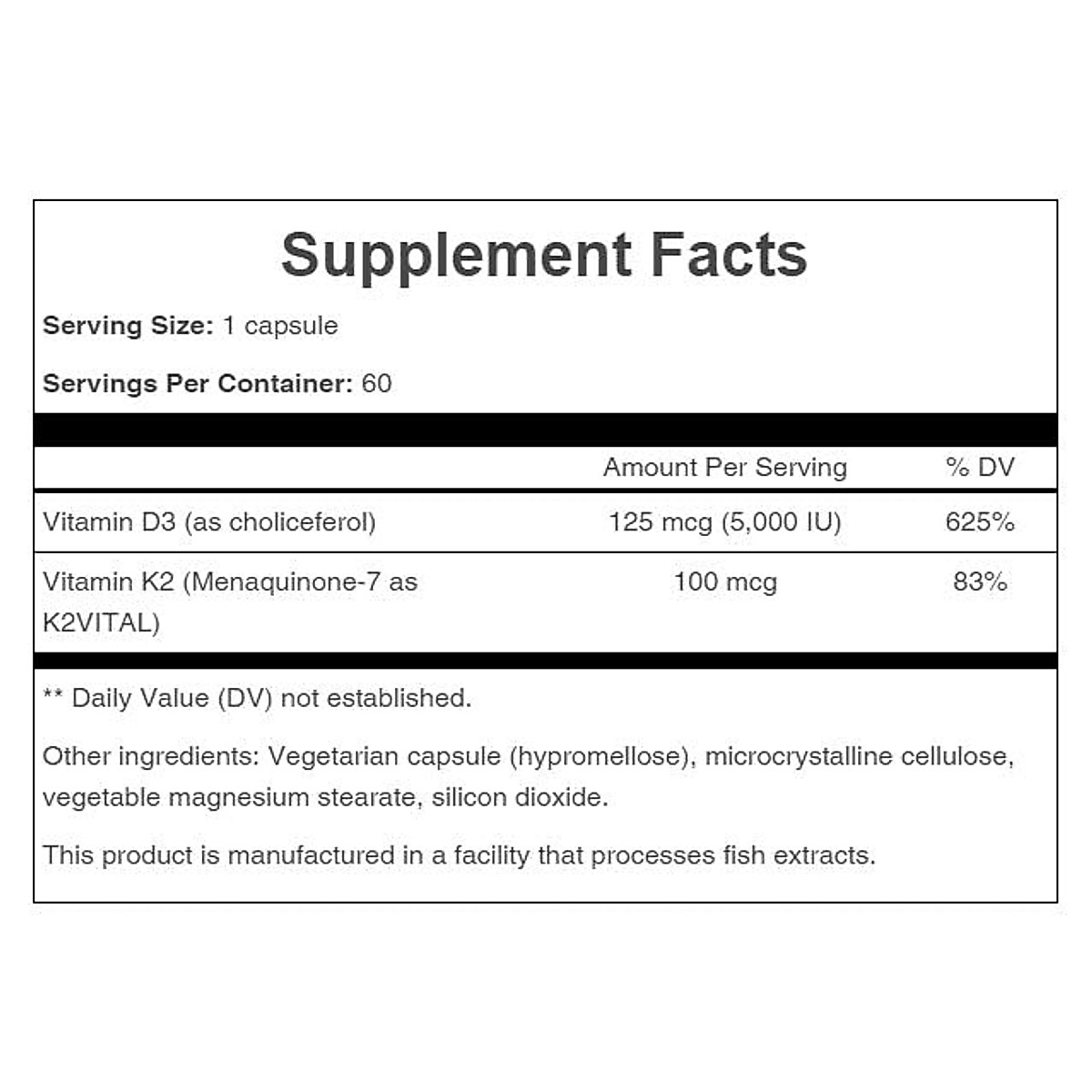 Youtheory K2D3 Capsules