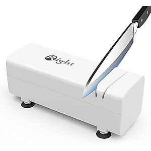 Knife Sharpener, 45 Degrees Electric Knife Sharpener, Diamond Abrasive Blade Sharpener, Knife Sharpeners for Kitchen Knives, Rapid Sharpening for Cleaver, Fruit Knife, Scissors, Pocket Knife