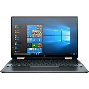 HP Spectre Touch x360 13 in Blue-Gold Convertible 2-in-1 Laptop 11th Gen Quad Core Intel i5 up to 4.2GHz 8GB DDR4 256GB SSD 13.3in FHD Gorilla Glass 13-AW200 (Renewed)