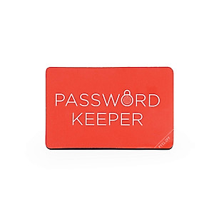 Kikkerland Password Keeper (NB01),Red, Wallet sized folding book