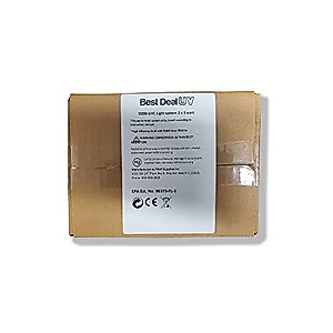 Air Purifier Whole House Uv Light in Duct for Hvac Ac (Air Conditioning) Duct Germicidal Filter + 2 replacement bulbs