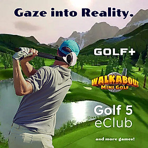 GazeVR VR Golf Club Attachments for Oculus Quest 2 | Pro & Putter Grips | 2 Pack | Right & Left Controllers