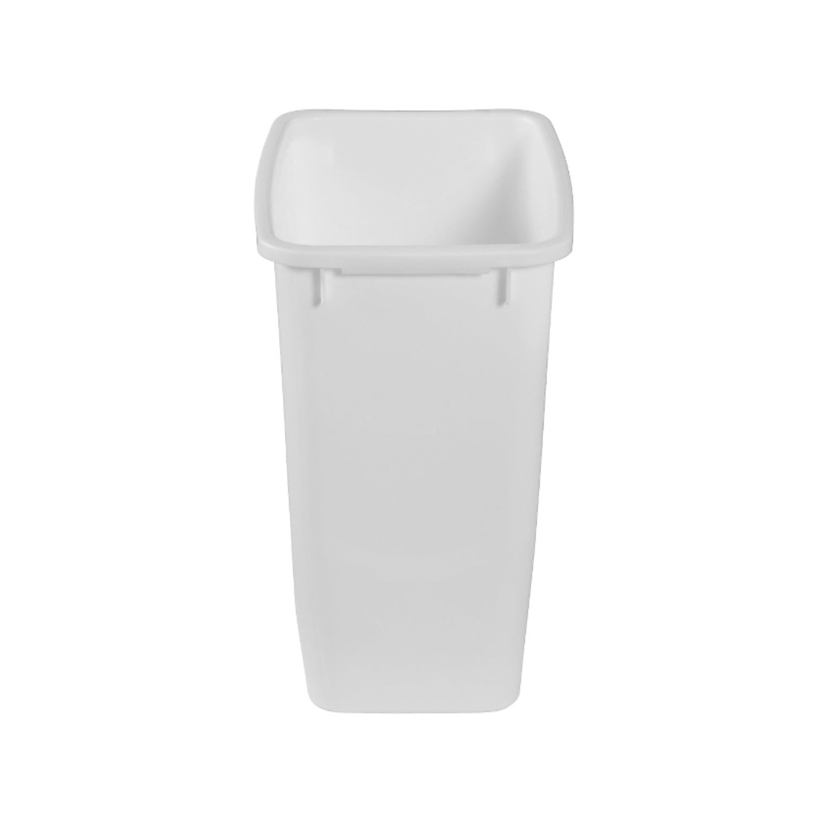 21 Quart Wastebasket in White