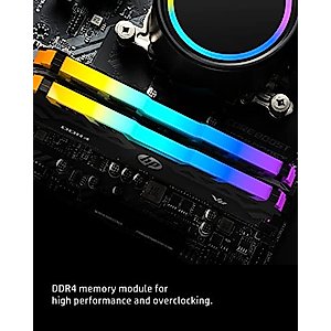 HP V8 RGB RAM 16GB Kit (8GBx2) DDR4 3000MHz CL16 1.35V Desktop Computer LED Memory - 8MG00AA#ABC