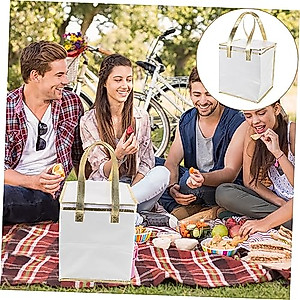 ULTECHNOVO Insulated Bag insulated bag food cooler tote bag grocery carrier insulated grocery bags insulated bags cooler bags insulated catering bags food warmer bag cloth Fresh food bag