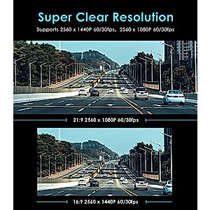 【Bundle: VIOFO A129 Plus Duo with GPS + CPL】 VIOFO Dual Dash Cam, 2K 1440P 60fps+1080P 30fps Front and Rear Dash Camera with Wi-Fi GPS, Parking Mode, Super Capacitor, Motion Detection (A129 Plus Duo)