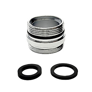 XNTONG Faucet Aerator Adapter - Male Thread M21.5 to Male Thread M22, Suitable for Kitchen Faucet Adapter Kit Connection, (M21.5-M22)