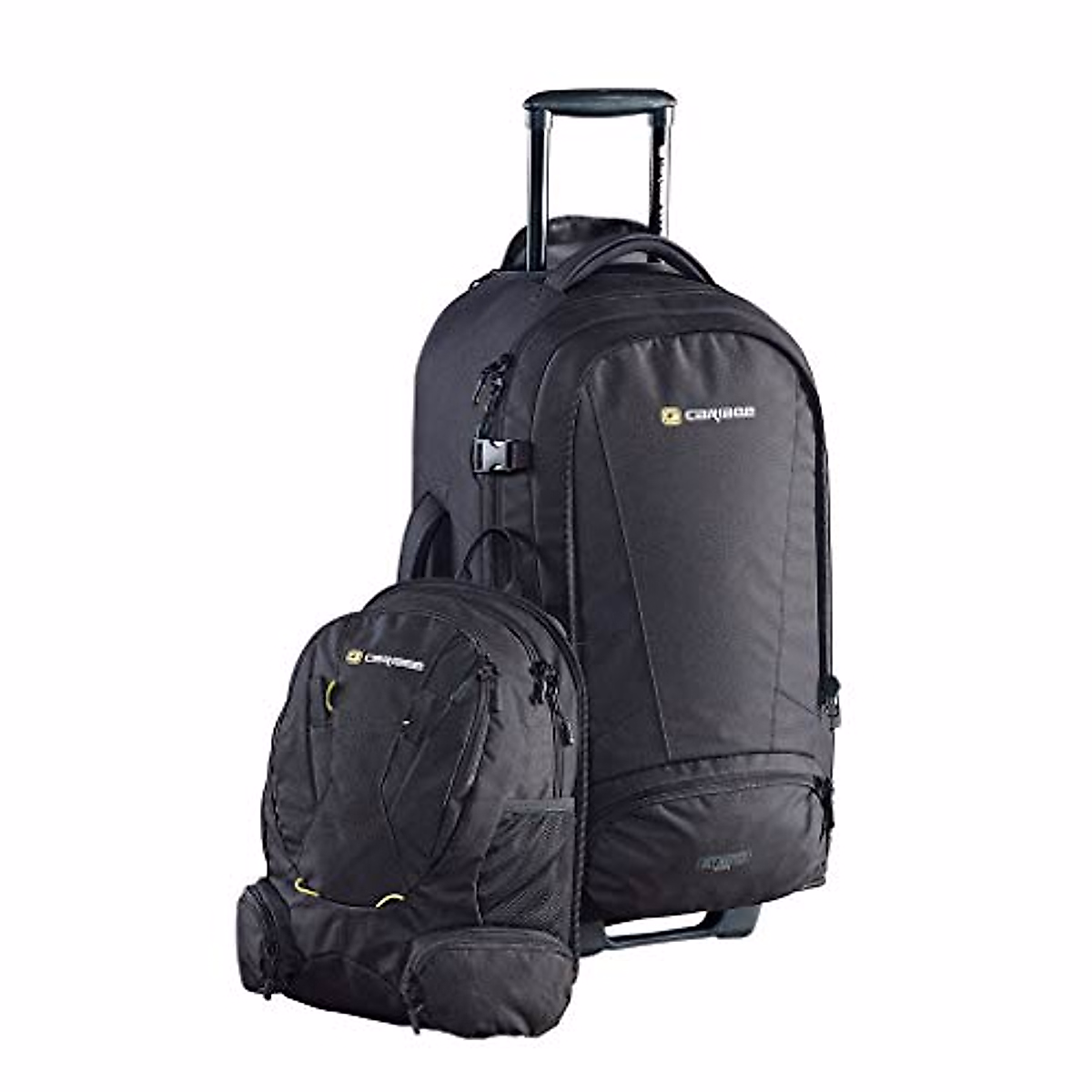Caribee Wheeled Travel Pack Fast Track 75 Backpack (Black)