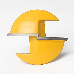 WSOOX 1/4 Inch Shank Horizontal Crown Router Bit for Woodworking (R:1-1/2")