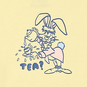 Amazon Essentials Disney | Marvel | Star Wars | Princess Baby Girls' Sleeveless Bodysuits, Pack of 6, Alice Tea Party, 24 Months