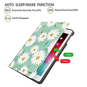 iPad Air 2 Case, iPad Air Case, iPad 9.7 Case for iPad 5th/6th Generation Case 2017/2018, Lightweight Soft Shockproof iPad Cover Free-Angle Viewing with Adjustable Stand Auto Wake/Sleep, Daisy