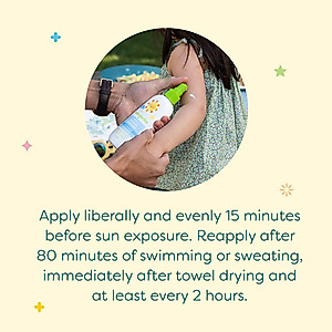 Babyganics SPF 50 Baby Sunscreen Spray | UVA UVB Protection | Octinoxate & Oxybenzone Free | Water Resistant, 6 Ounce (Pack of 2)