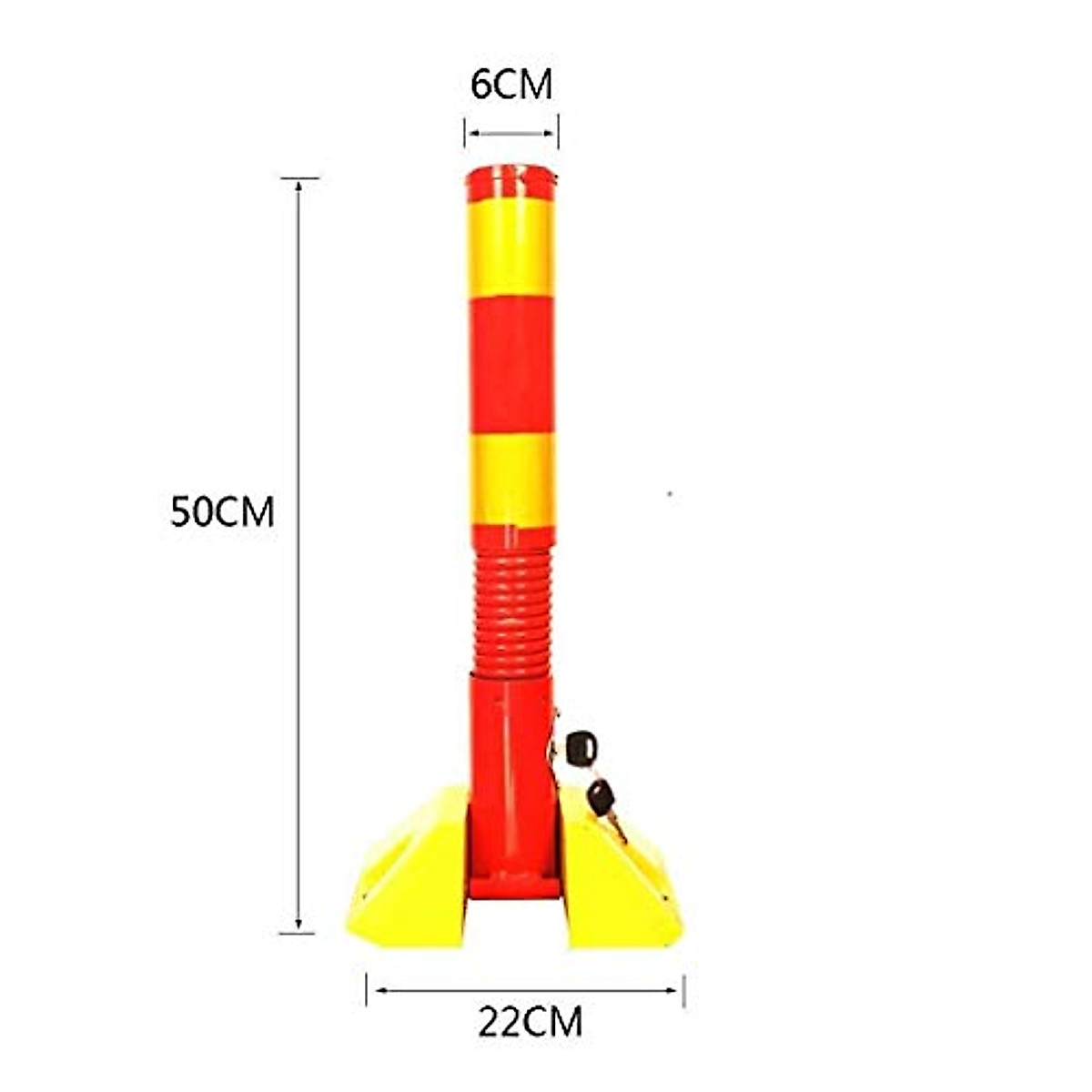 Car Parking Space Lock Bollard Parking Locks Parking Piles Thickened Crash for Safe Parking Lanes and Parking