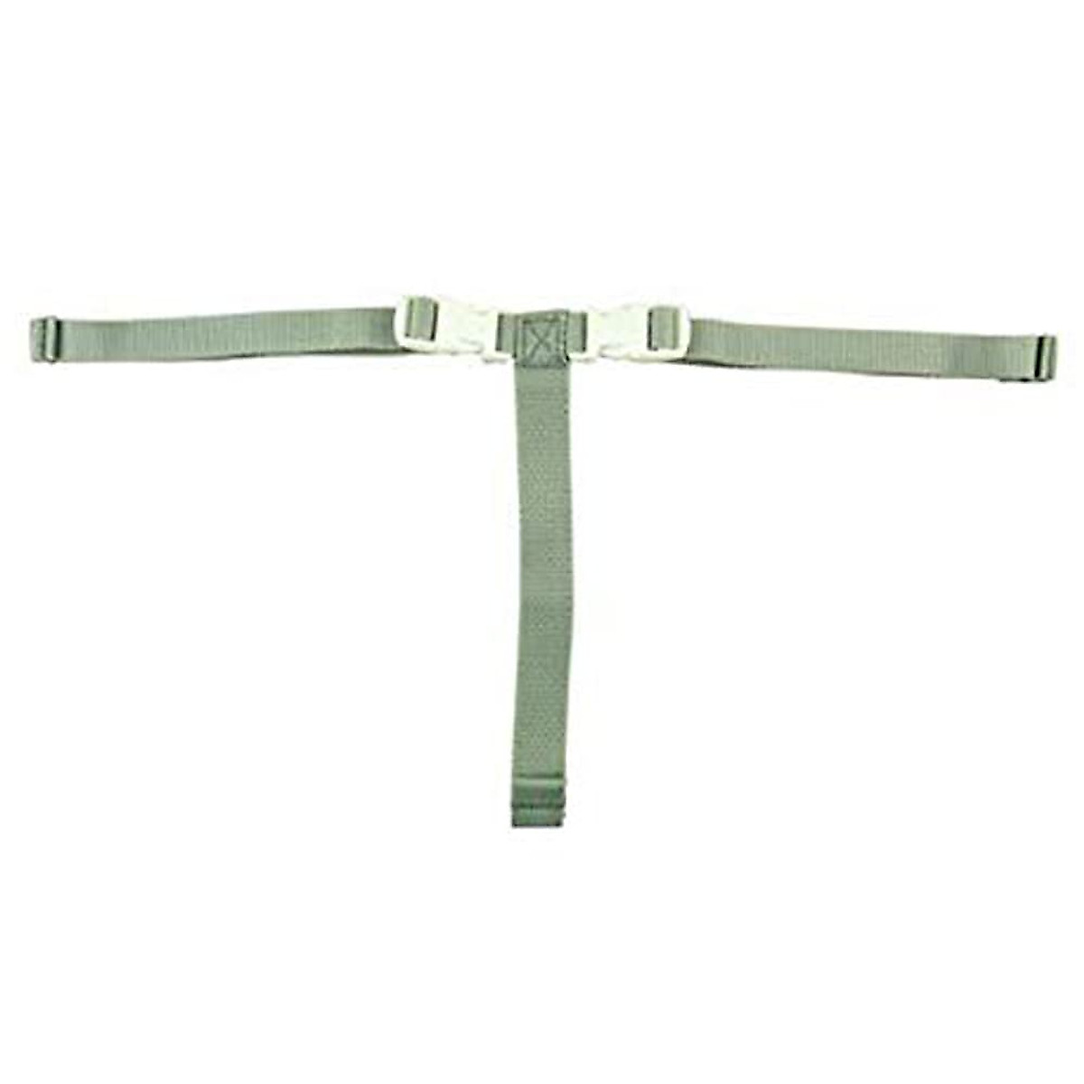 Replacement Parts for Fisher-Price Booster Seat - Fisher-Price Healthy Care Booster Seat DLT02 and V8638 ~ Replacement 3 Point Gray Strap ~ Waist and Crotch