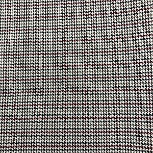 Houndstooth Checker Spandex Plaid Fabric, 7.5oz psq,2 Yards 59in Width, for Kilt Scottish Skirt Coat Jacket Suit, Pied de Poule (Pattern A)