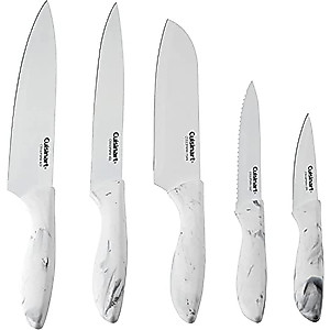 Cuisinart C55-10PWM Advantage-Cutlery-Set, 10-Piece, Faux Marble