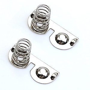 2PCS Replacement Battery Terminals Spring Contacts for Game Boy Pocket GBP Housing Battery Holder Battery Conductive Sheet
