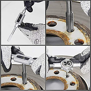 VEVOR Tap and Die Set,With Storage Case, Large Tap and Die Set For Cutting External & Internal Threads (60pcs)