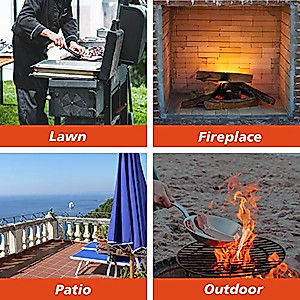 NEZUIBAN Fire Pit Mat,36'' Round Fireproof Mat for Under Fire Pit, Grill Mat for Protector Deck,Patio,Lawn or Outdoor