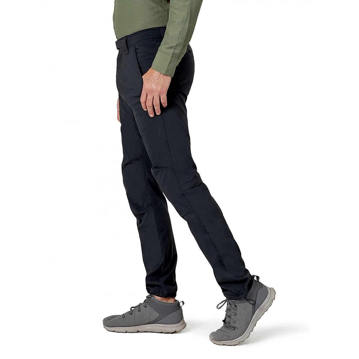 ATG by Wrangler Men's Convertible Trail Jogger, Caviar, 38W x 32L