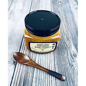 JapanBargain 2686x4, Set of 4 Wooden Dessert Spoons Coffee Spoons Yogurt Spoons Snack Spoons Ice Cream Spoons Small Children Spoons, 5-1/4 inch