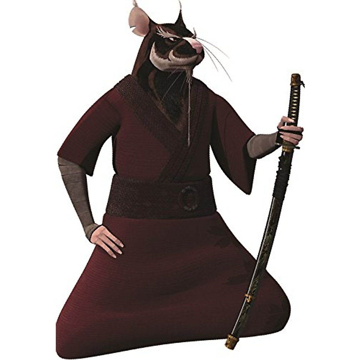 5 INCH Splinter Rat Sensei Turtle TMNT Teenage Mutant Ninja Turtles Removable Peel Self Stick Wall Decal Sticker Art Kids Decor Boys Room 3 1/2 x 5 inches C