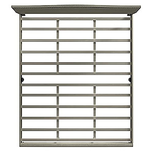 Glenwillow Home Kameli Upholstered Platform Bed Frame/Nailhead Trim Camelback/Mattress Foundation/No Box Spring Needed/Easy Assembly, Beige, California King