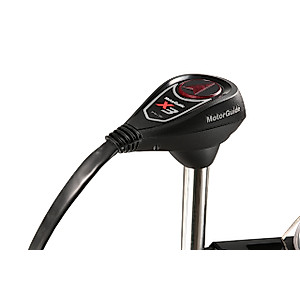 MotorGuide 940200050 X3 Freshwater Bow Mount Trolling Motor — Cable Steer, Foot-Control — 36-Inch Shaft, 45-Pound Peak Thrust