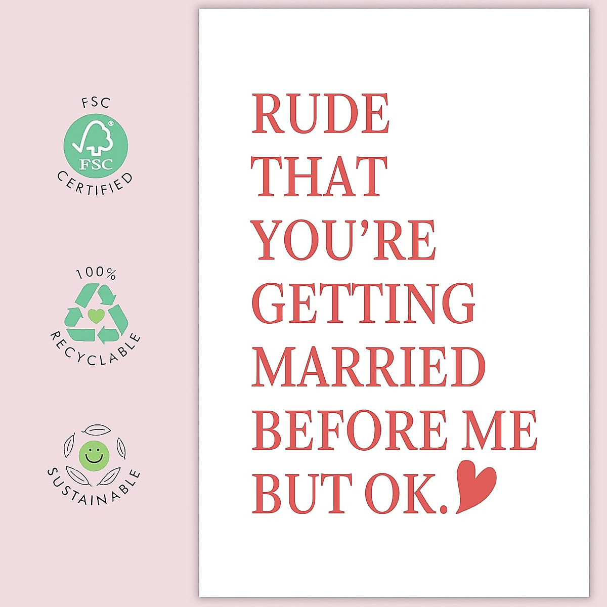 UUEFKTN Funny Wedding Card for Bride Groom, Rude Engagement Card for Best Friend, Bridal Shower Card, Funny Wedding Congratulations Card, Funny Wedding Shower Gift