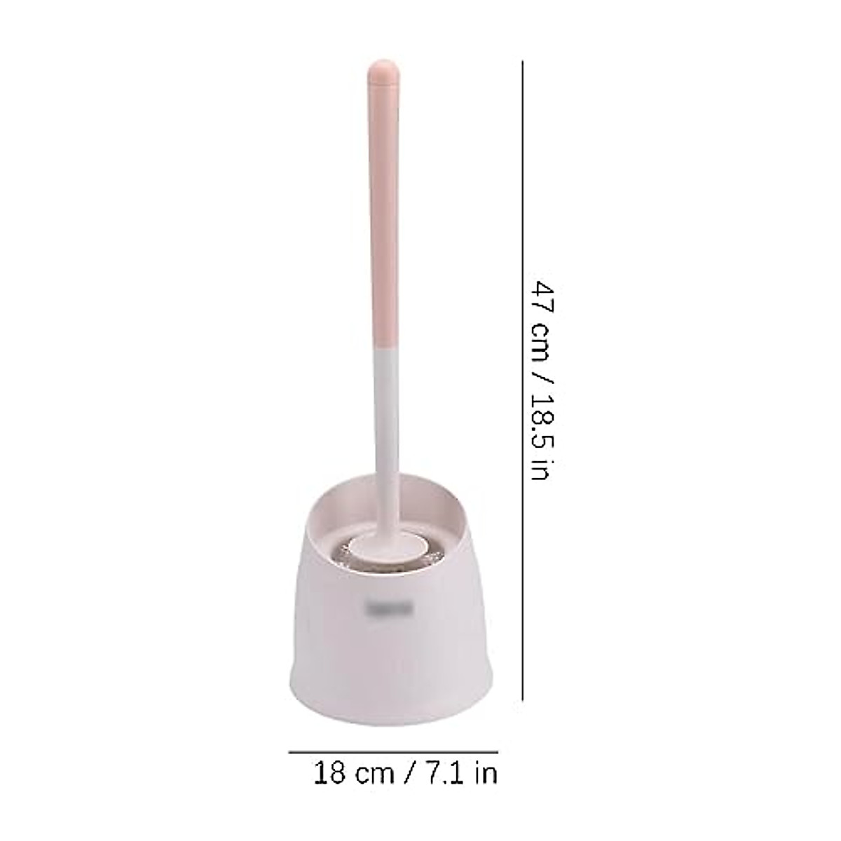 Plastic Brush Toilet Brush Detachable Design Toilet Cleaner Brush Home Floor Stand Toilet Bowl Brush and Stand Set