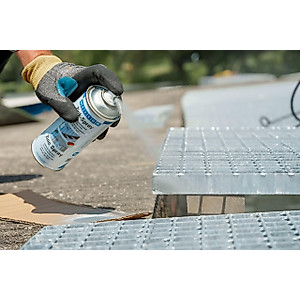 WEICON Zinc 550 |13.5oz / 400ml | Fast drying primer for metal | Corrosion Protection | Heat, UV, Rust and weather resistant | Industrial Grade | Food grade | Matt grey/anthracite