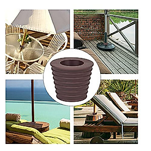 goldblue Umbrella Cone Wedge for Patio Table Hole，Patio Table Replacement Glass Umbrella Stand Table Patio Umbrella Replacement Parts Umbrella Holder Outdoor Umbrella Base Stand Outdoor