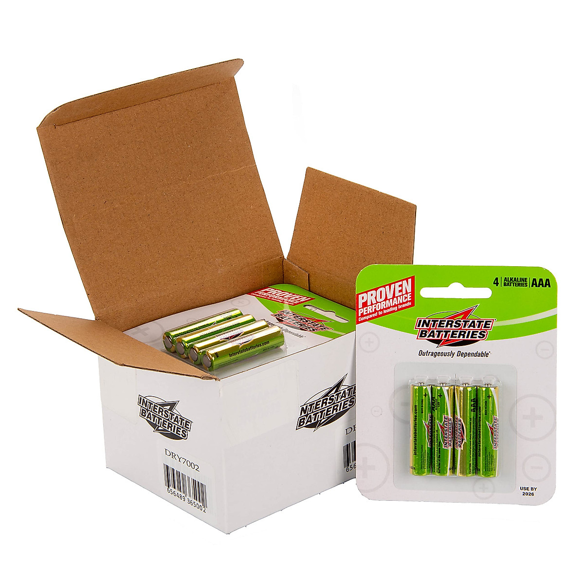 Interstate Batteries AAA Alkaline Battery (48 Pack) All-Purpose 1.5V High Performance Battery - Workaholic (DRY7002)