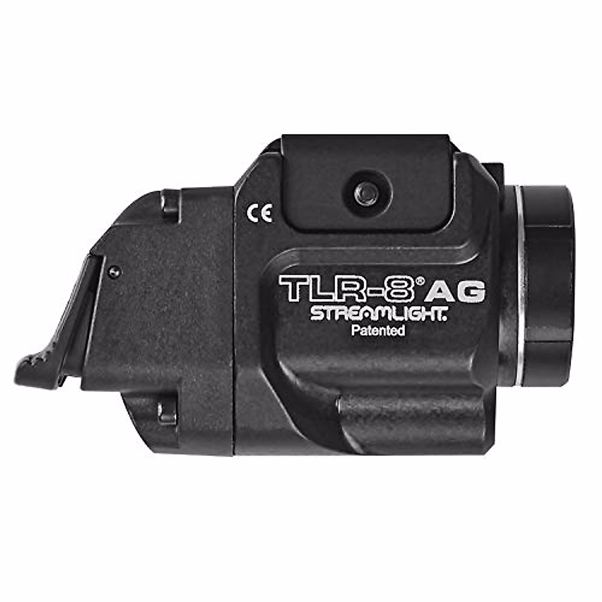 Streamlight 69434 TLR-8A G Flex 500-Lumen Low Profile Pistol Light with Integrated Green Aiming Laser for Select Handguns, Includes Rear Switches, Mounting Kit, and Keys, Black