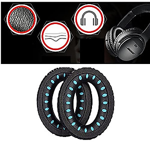 Replacement QC15 Earpads Compatible with Bose QuietComfort15 QC15 QC25 QC2 AE2 SoundTrue SoundLink Around-Ear Headphones (1 Pair)