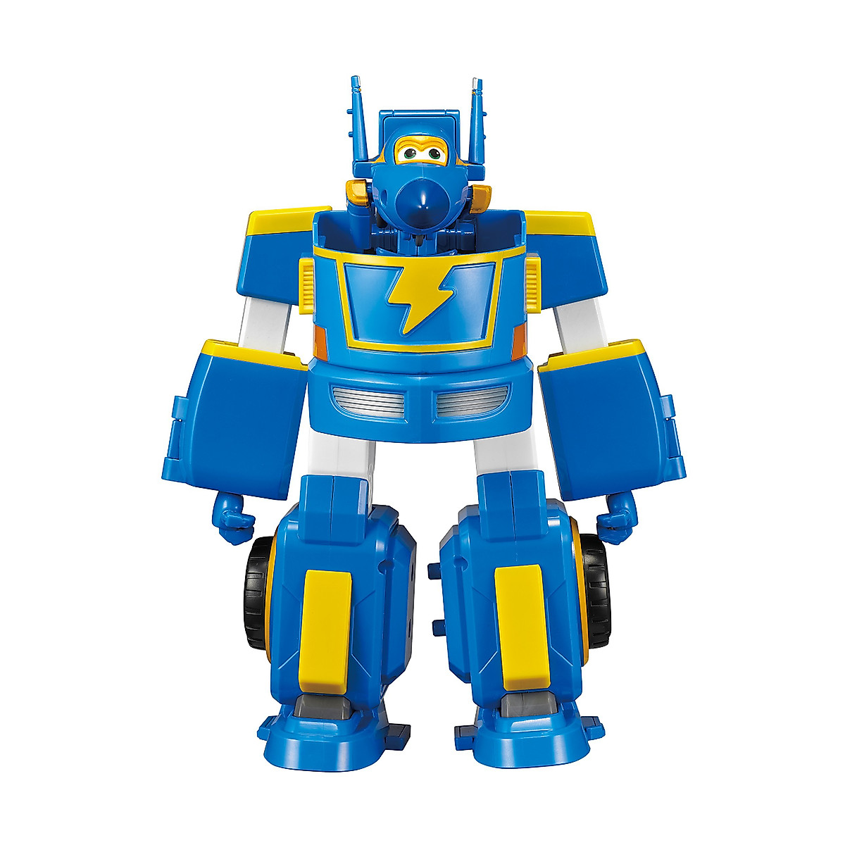 Super Wings - – Jerome’S Stunt Bot | Transforming Toy Vehicle Set | Includes Transform-A-Bot Jerome Figure | 2" Scale