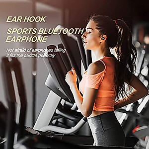 QLXAQLX True Wireless Earbuds via Bluetooth,Running,Working, Headphones,Waterproof and Dust Resistant, up to 50h Battery Life, Black