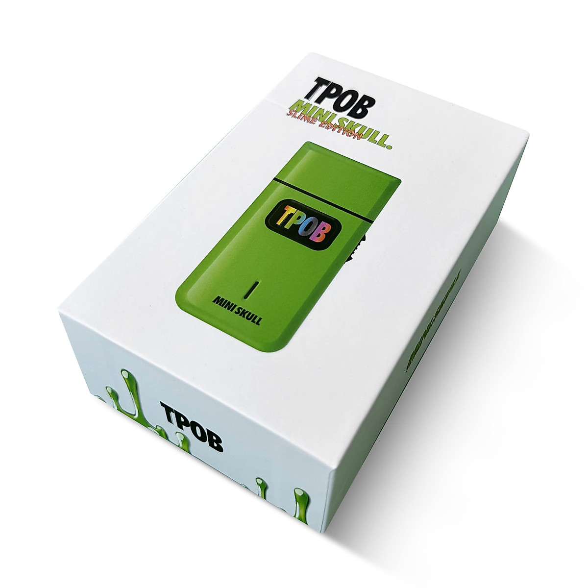 TPOB Mini Skull Single Shaver Compact Design That can fit in Your Pocket with a Turbo Charged Motor, Perfect for Both Professional and at-Home use (Slime)