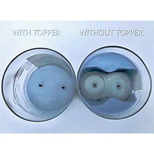 Peek Product Designs Adjustable Candle Topper for Jar Candles - Paisley - Candle Cover Shade Sleeves Candle Lid