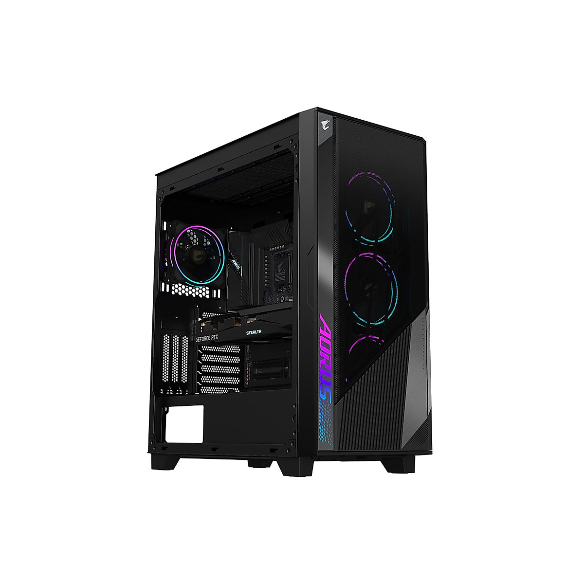 Gigabyte AORUS Stealth 500 DIY PC Kit (Z690 AORUS Elite Stealth, NVIDIA GeForce RTX 3070 Gaming OC 8G Stealth, AORUS C500G) - S5Z69R3070