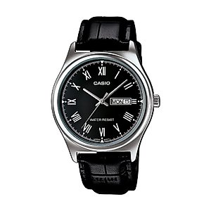 Casio Analog MTP-V006L-1B, Multicoloured, Strip