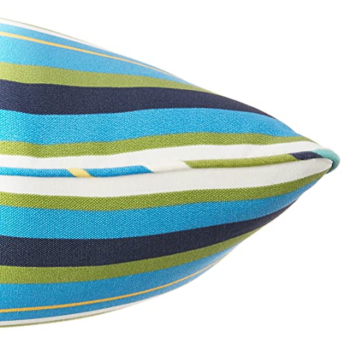 Pillow Perfect 620206 Outdoor/Indoor Paso Azure Lumbar Pillows, 11.5" x 18.5", Blue, 2 Pack