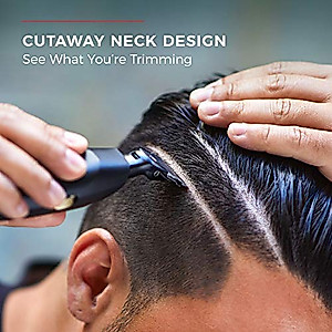 Remington Ultimate Precision Multigroomer Powered Hair Clipper, 6"x4"x2", Black